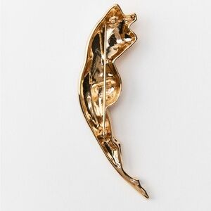 Zara | Jewelry | Zara Limited Edition Artistic Metallic Female Brooch ...